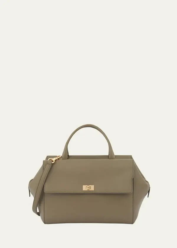 ANYA HINDMARCH Seaton Leather Satchel Bag
