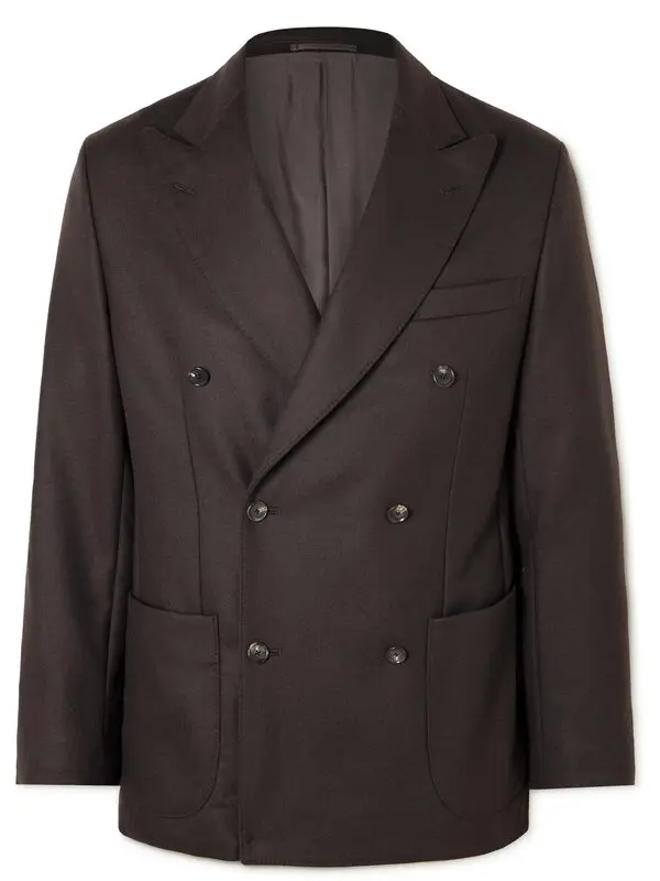 KAPTAIN SUNSHINE Throwing Fits Double-breasted Wool Suit Jacket