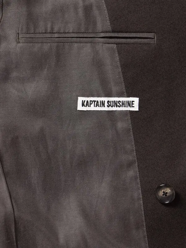 KAPTAIN SUNSHINE Throwing Fits Double-breasted Wool Suit Jacket