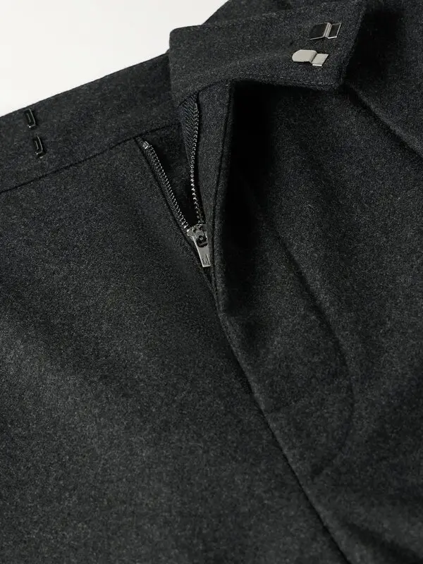 Loro Piana Reinga Straight-leg Wool And Cashmere-blend Trousers