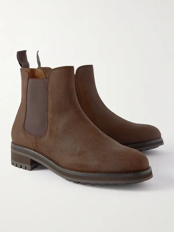 Polo Ralph Lauren Bryson Oiled-suede Chelsea Boots