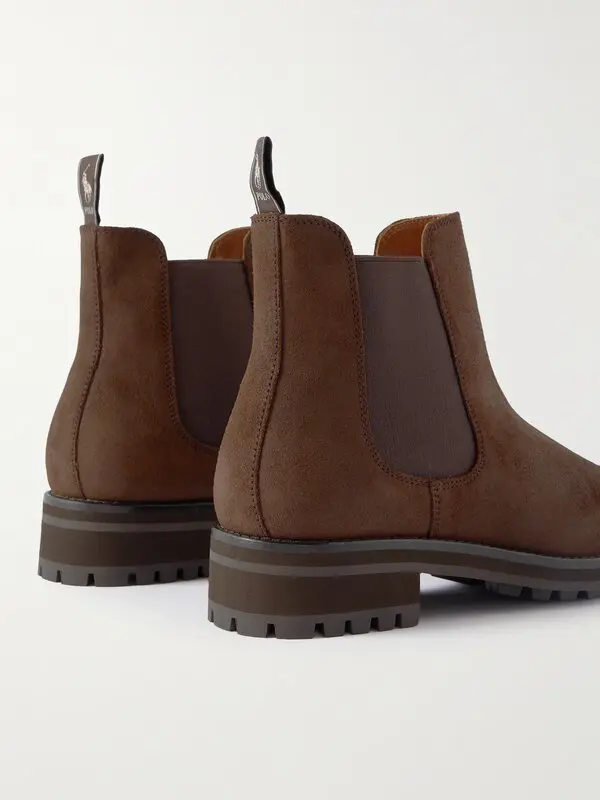 Polo Ralph Lauren Bryson Oiled-suede Chelsea Boots