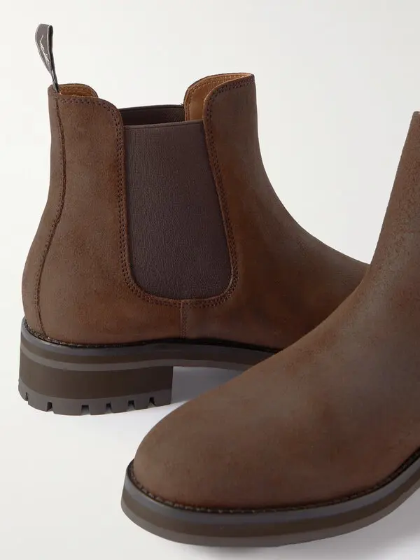 Polo Ralph Lauren Bryson Oiled-suede Chelsea Boots