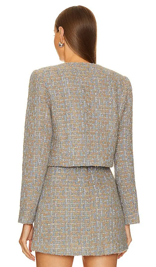Astr The Label Lyssa Jacket In Baby Blue