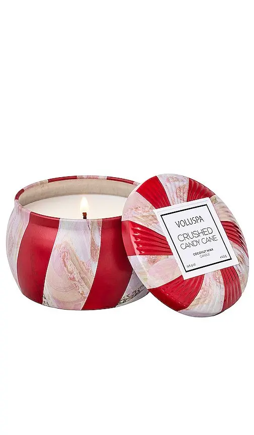 Voluspa Mini Tin Candle In Red