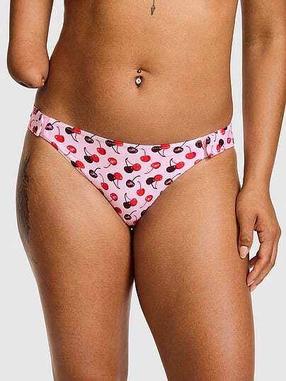Pink Adaptive Bikini Panty - Print