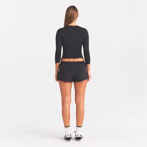 SKIMS Long Sleeve T-shirt - Soot