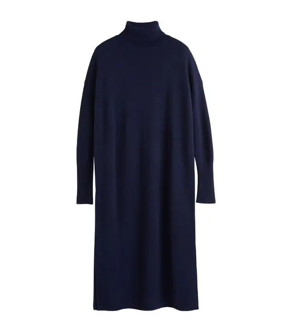 Chinti & Parker Wool-cashmere Rollneck Jumper Dress