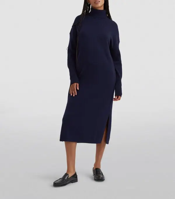 Chinti & Parker Wool-cashmere Rollneck Jumper Dress