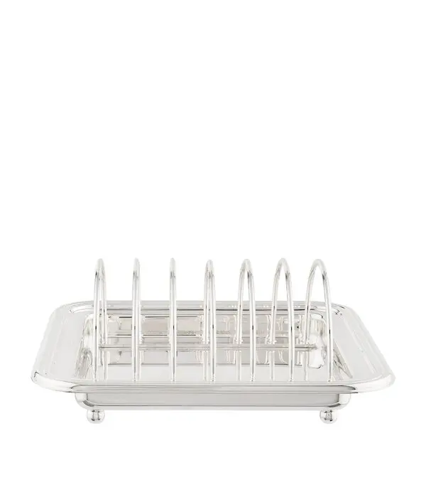 GREGGIO Plated Georgian Toast Rack - Silver