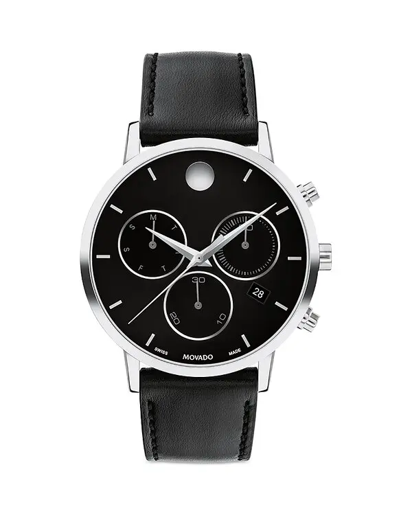 Movado Museum Classic Chronograph, 42mm - Black