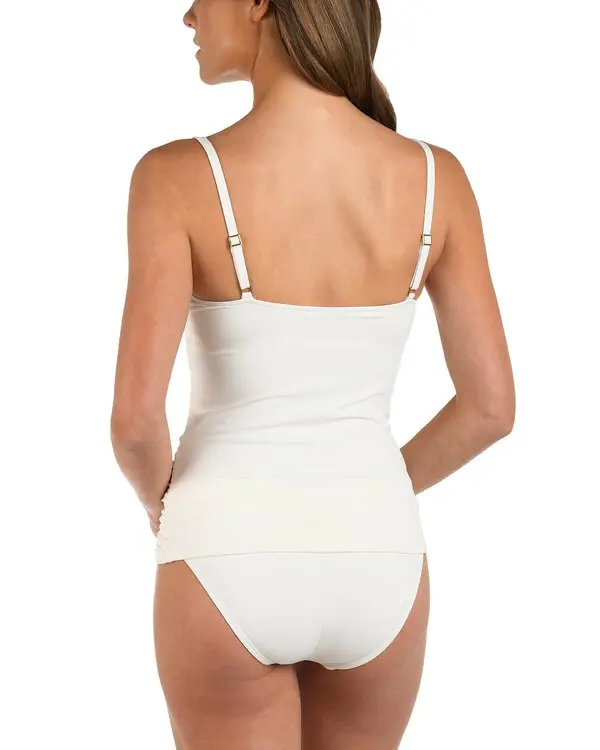 La Blanca Underwire Tankini Top - Ivory