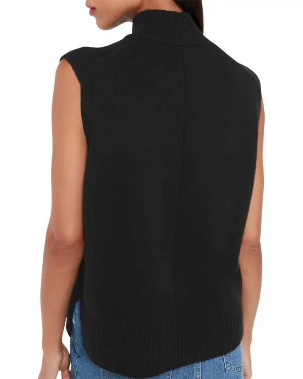 Whistles Funnel Neck Knit Tank Top