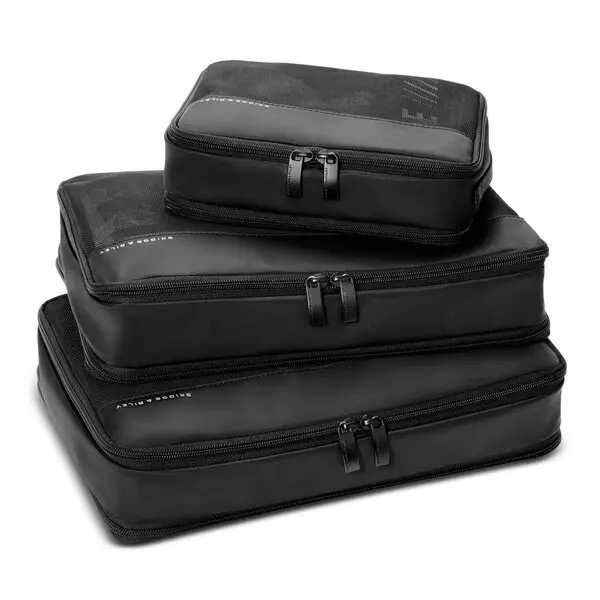 Briggs & Riley 3 Piece Carry-on Packing Cube Set - Black