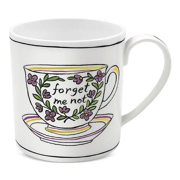 Twig New York Molly Hatch Forget Me Not Mug - Multi