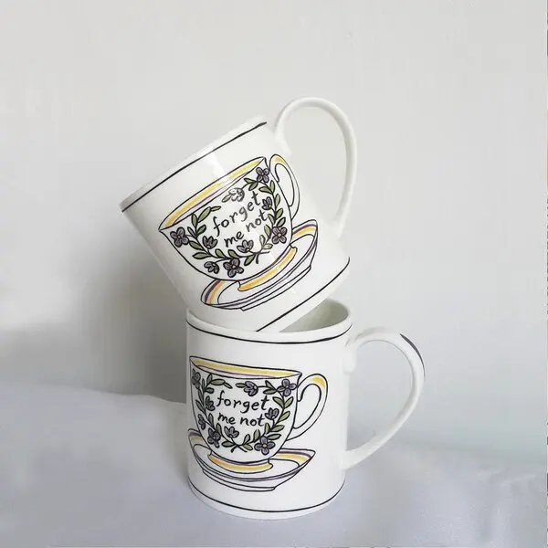 Twig New York Molly Hatch Forget Me Not Mug