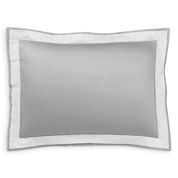 Frette Flying Sateen King Sham Exclusive - Grey Cliff