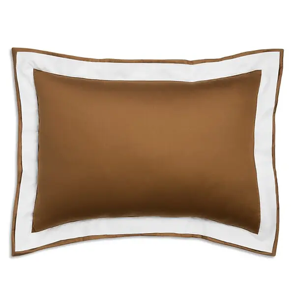 Frette Flying Sateen King Sham Exclusive - Hazelnut/milk