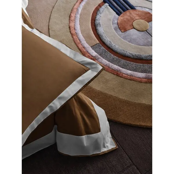 Frette Flying Sateen King Sham Exclusive - Hazelnut/milk