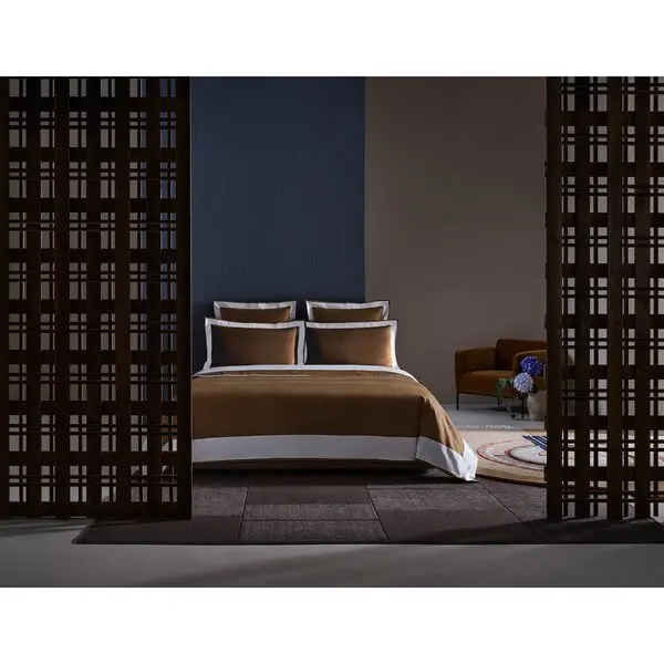 Frette Flying Sateen King Sham Exclusive - Hazelnut/milk