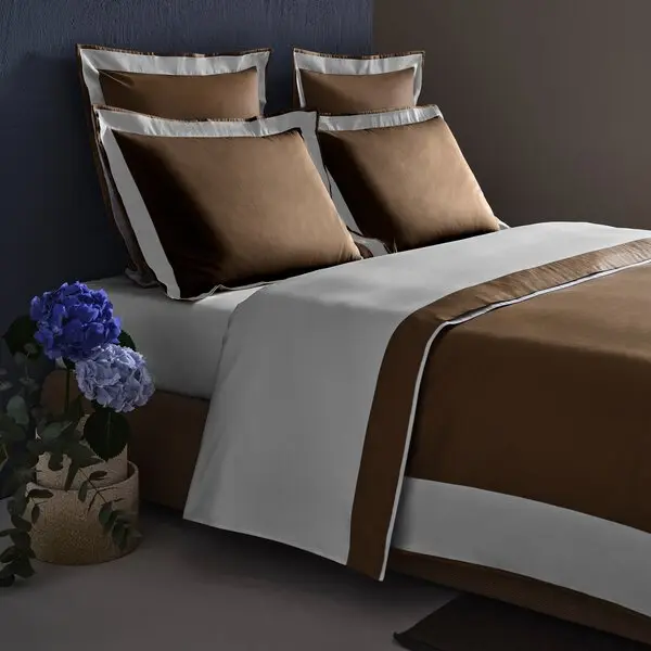 Frette Flying Sateen King Sham Exclusive - Hazelnut/milk