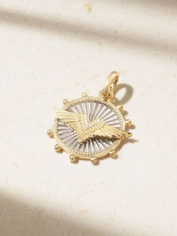FOUNDRAE Passion Medium Diamond Pendant