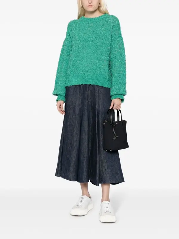 AGNES B. Zipped Crossbody Bag