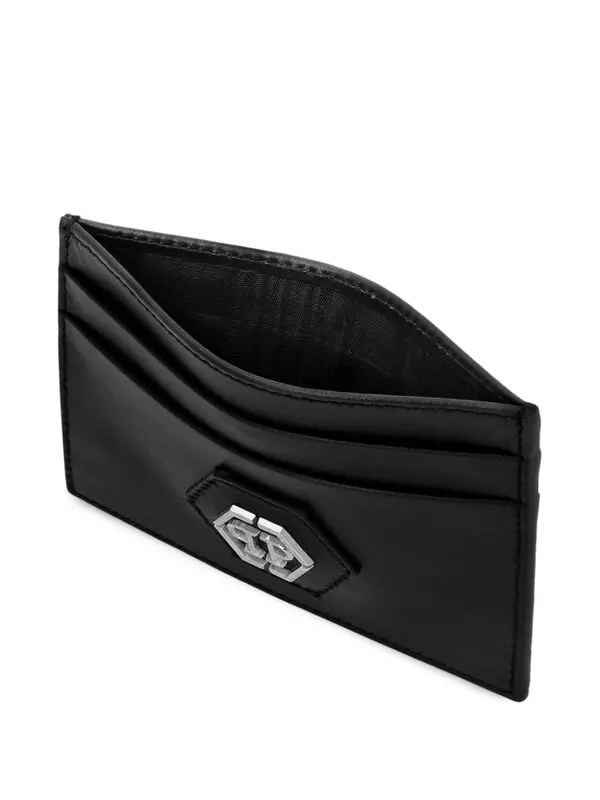 Philipp Plein Logo-plaque Leather Cardholder