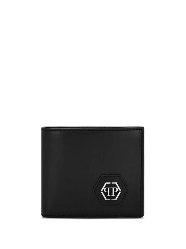 Philipp Plein Logo-plaque Bi-fold Wallet - Black