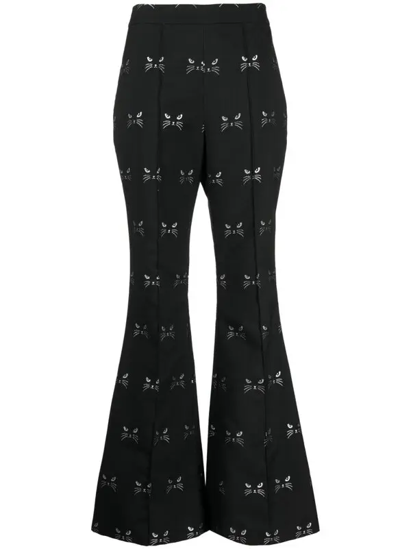 MACGRAW Circa 72 Patterned Jacquard Trousers