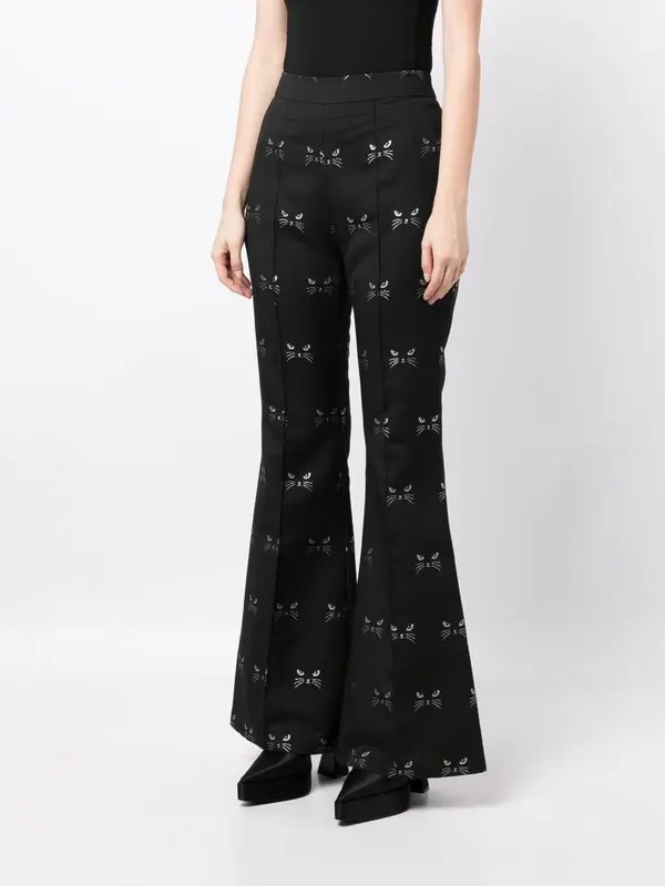 MACGRAW Circa 72 Patterned Jacquard Trousers