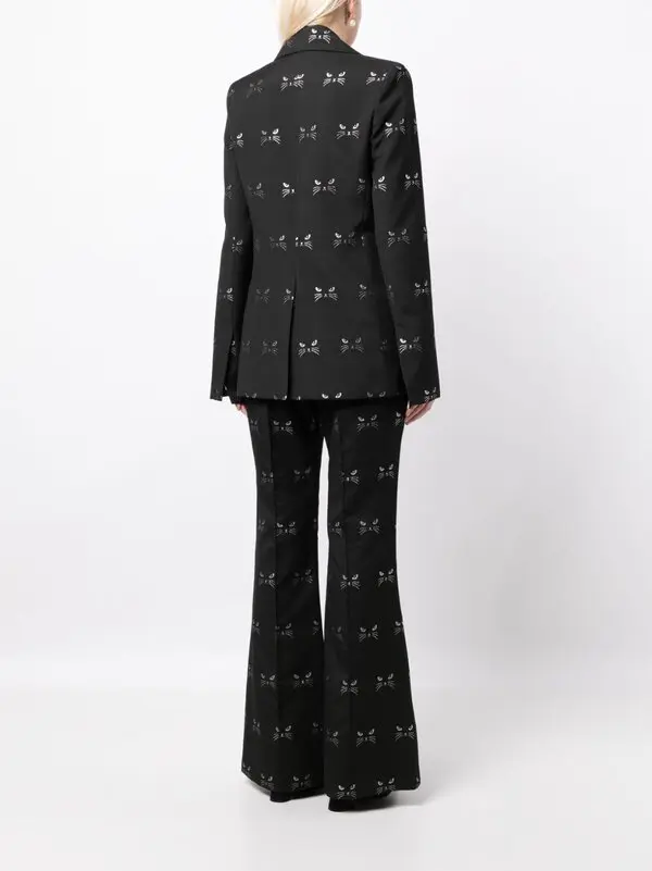 MACGRAW Circa 72 Jacquard Blazer - Black