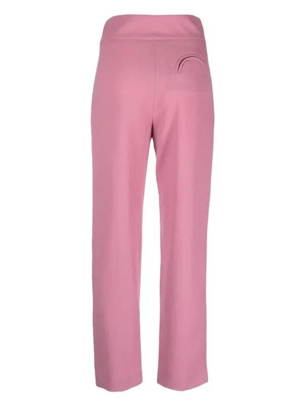 BLAZÉ MILANO Virgin Wool Trousers - Purple