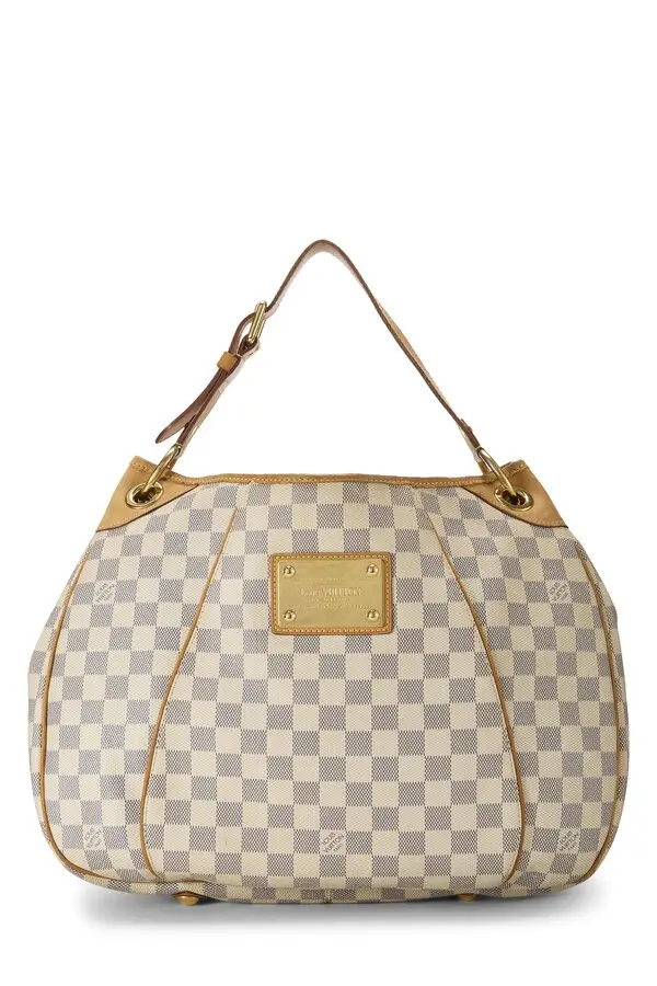 LOUIS VUITTON Damier Azur Galliera - White
