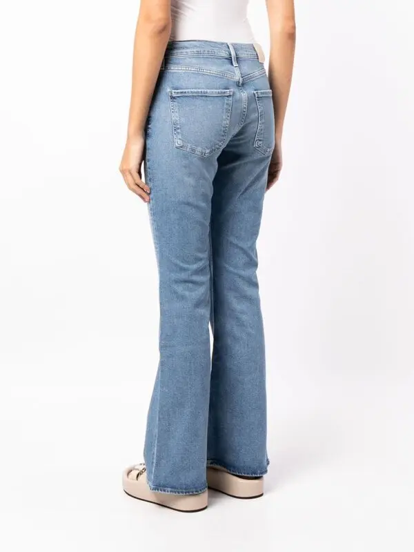 Citizens Of Humanity Isola Mid-rise Flared Jeans - Blue