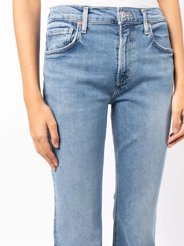 Citizens Of Humanity Isola Mid-rise Flared Jeans - Blue