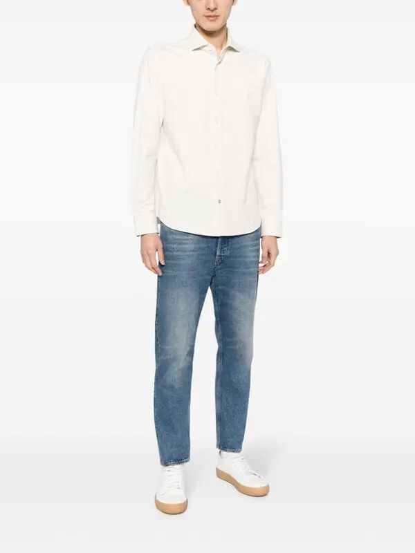 BOSS Stretch-cotton Twill Shirt