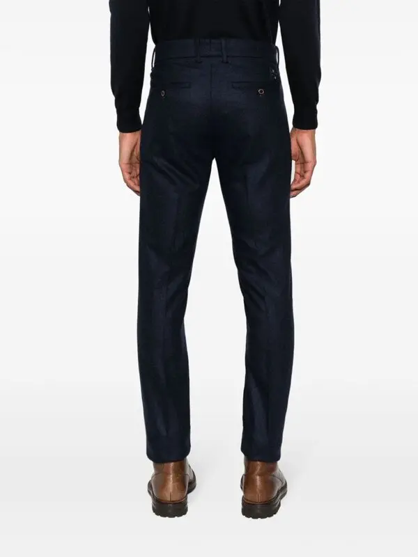 Jacob Cohen Skinny-cut Virgin Wool-blend Trousers - Blue