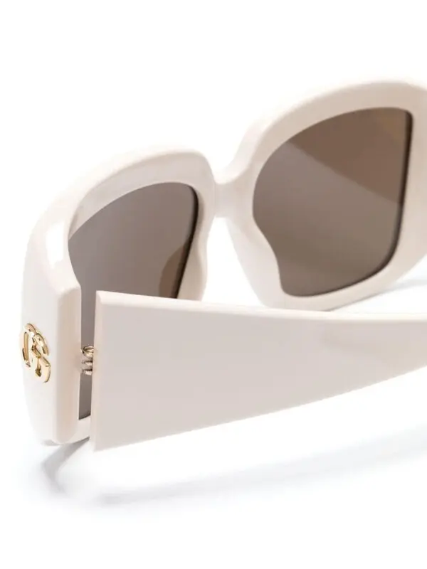 Gucci Oversized Sunglasses With Logo Plaque