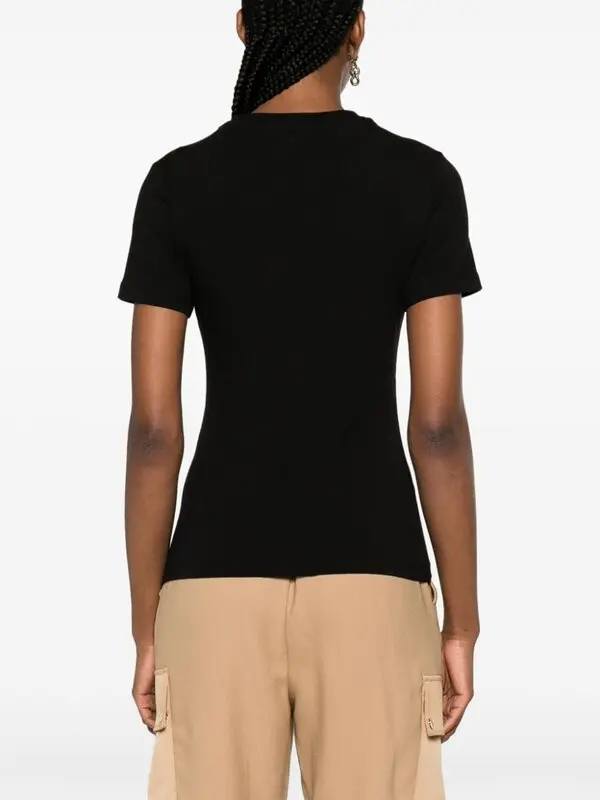 Just Cavalli Logo-embossed T-shirt - Black