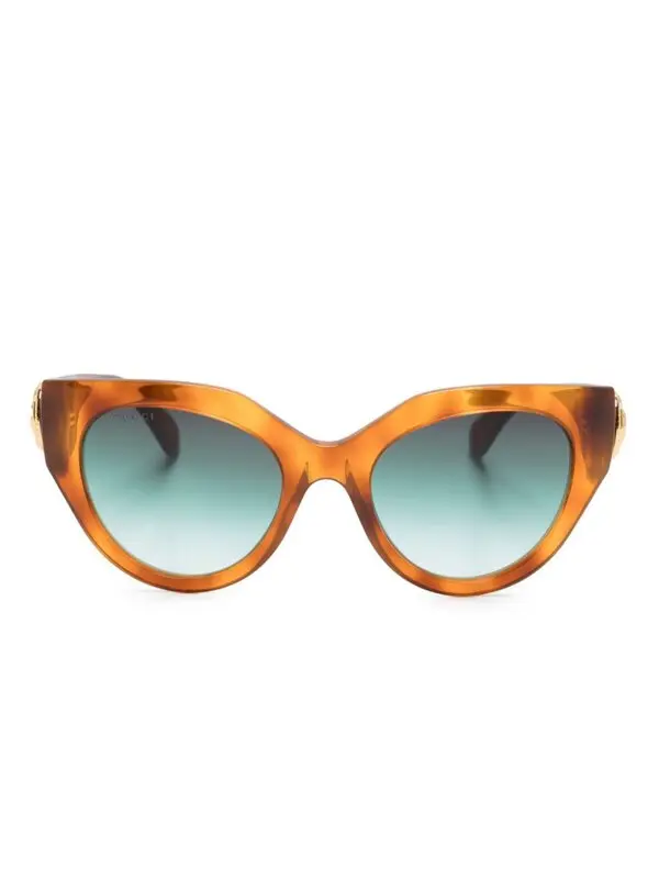Gucci Tortoiseshell Cat-eye Frame Sunglasses