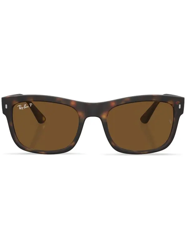 Ray-ban Square-frame Tortoiseshell Sunglasses - Green