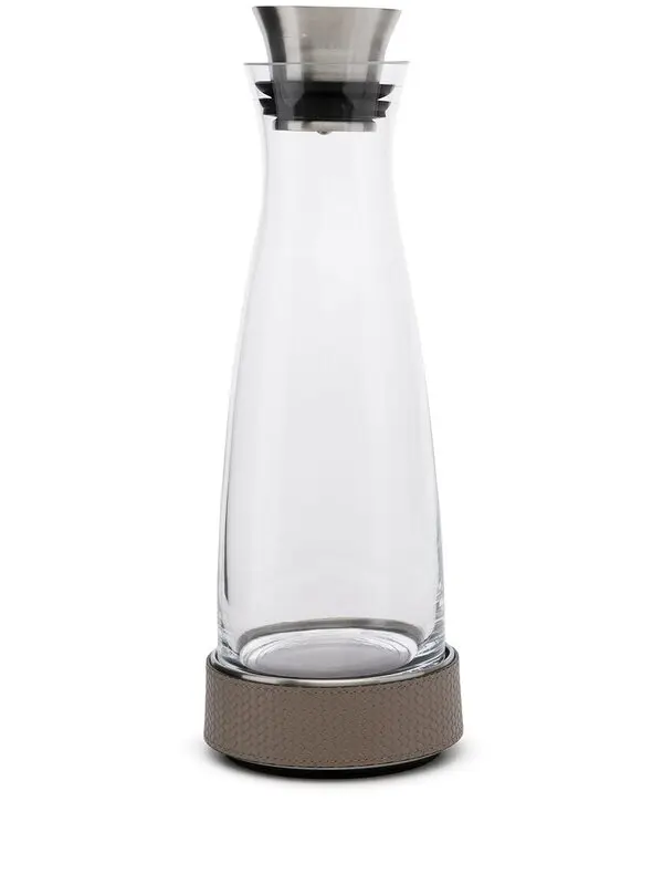PINETTI Leather-trim Water Bottle - Neutrals