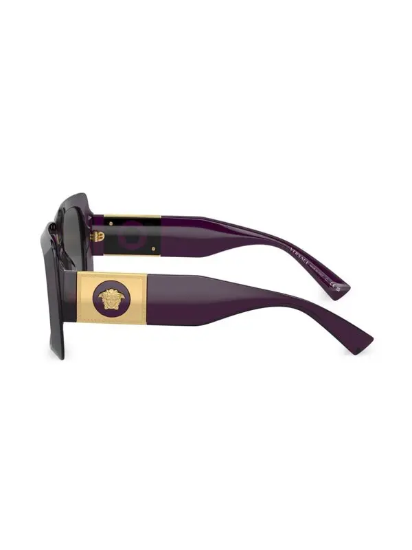 Versace Medusa Stud Sunglasses - Purple
