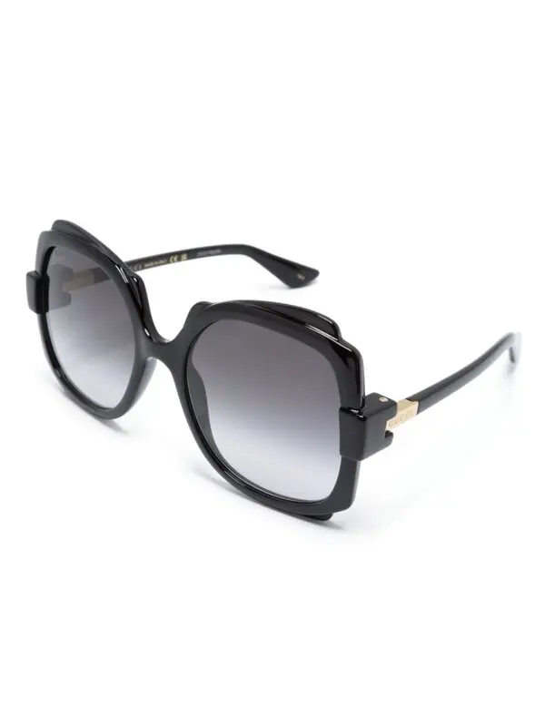 Gucci Logo-engraved Square-frame Sunglasses