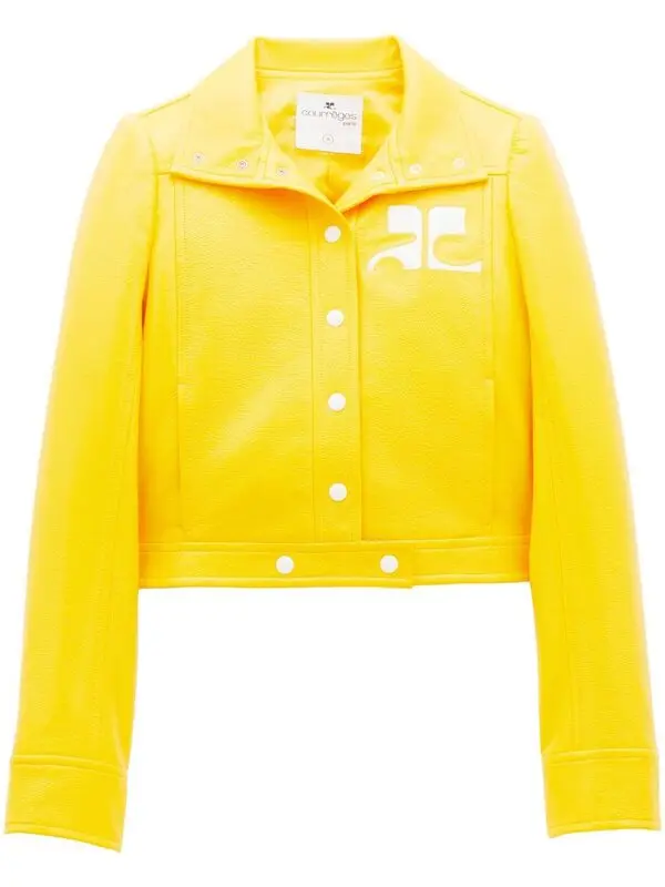 COURREGES Reedition Vinyl Jacket - Yellow