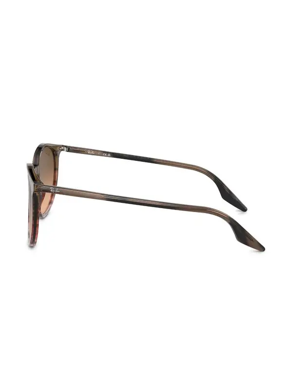 Ray-ban Oval-frame Sunglasses - Brown