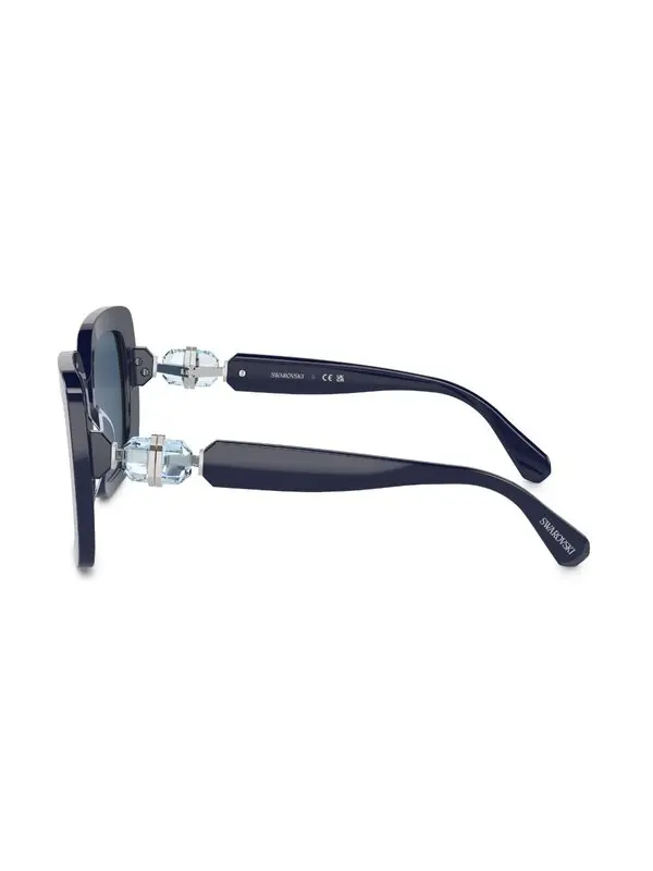 SWAROVSKI Crystal-embellished Sunglasses - Blue