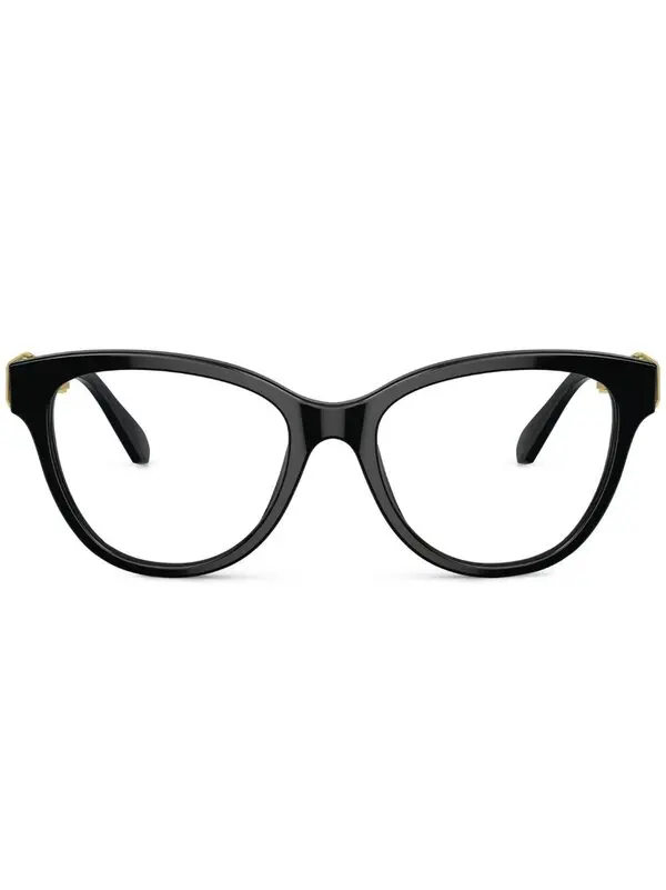 SWAROVSKI Hinged Cat-eye Glasses - Black