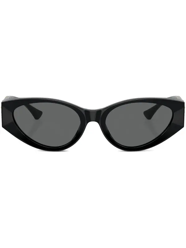 Versace Medusa Oval-frame Sunglasses - Black